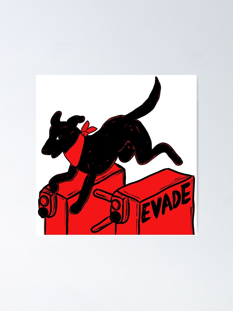 "Negro Matapacos - Evade" Poster for Sale by Zepphhiro | Redbubble