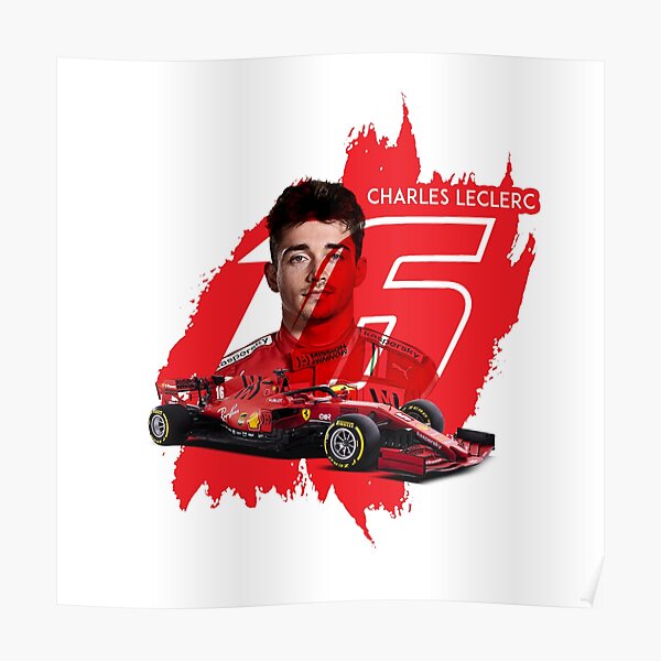"Charles Leclerc 16 " Poster for Sale by onedesignshop | Redbubble