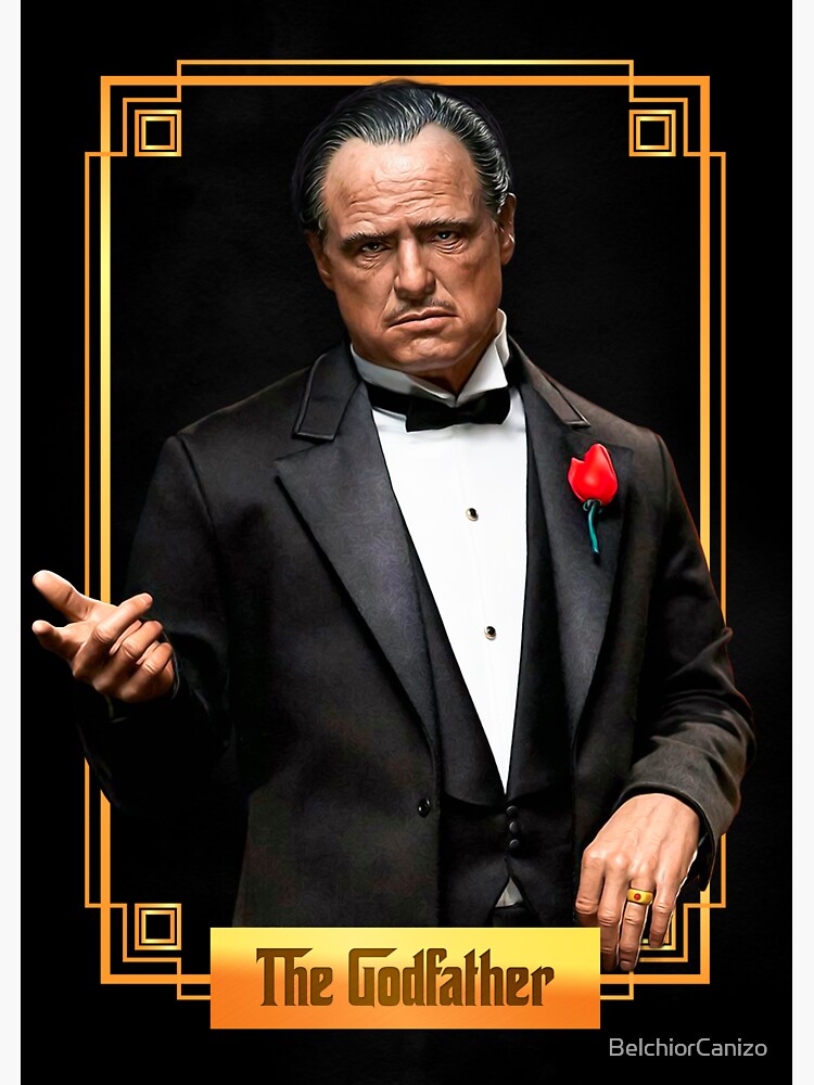 "The Godfather" Sticker for Sale by BelchiorCanizo | Redbubble