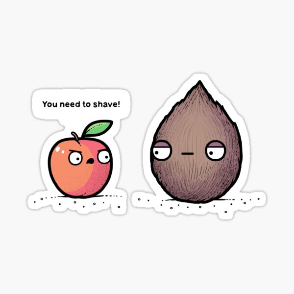 "Shaving" Sticker for Sale by Randyotter | Redbubble