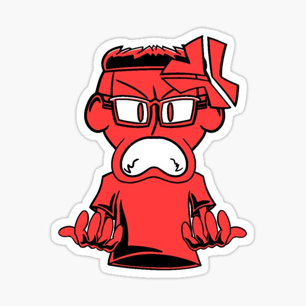 "Bad Hombre Sticker" Sticker for Sale by Scoobert64 | Redbubble