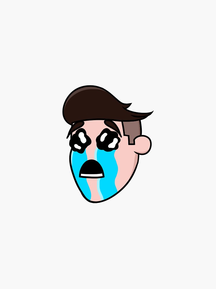 "Sad Emote" Sticker by Scoobert64 | Redbubble