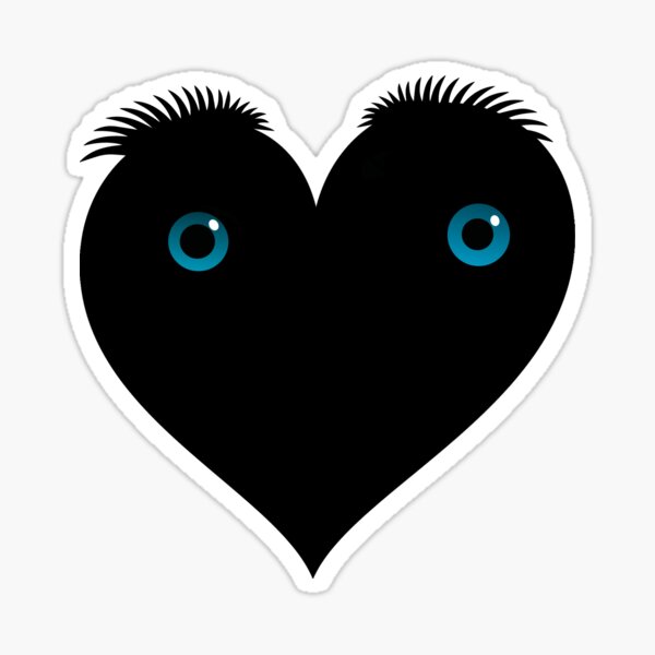 "Heart Flutters" Sticker for Sale by fdbweiss | Redbubble