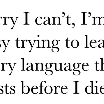 "polyglot language learning " Sticker for Sale by moremattie | Redbubble