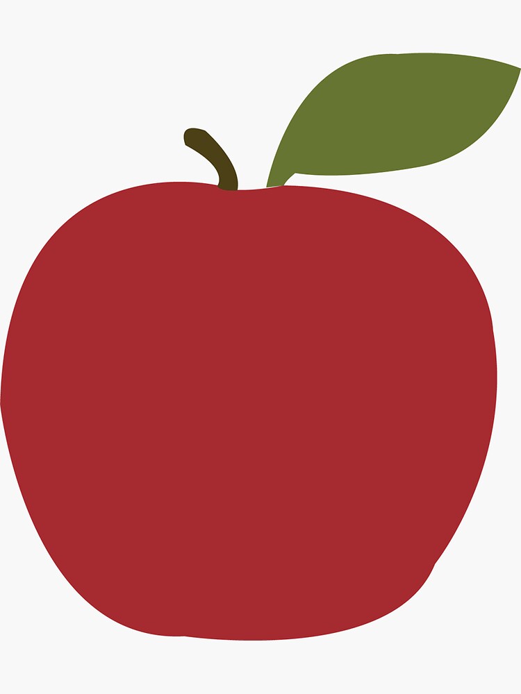 "Apple" Sticker for Sale by SelinsDesigns | Redbubble