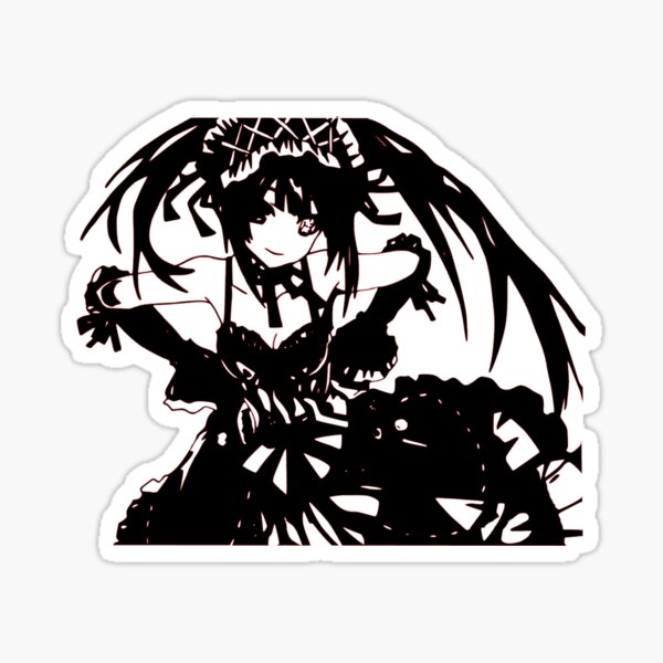"Kurumi Tokisaki" Sticker for Sale by OtakuPapercraft | Redbubble