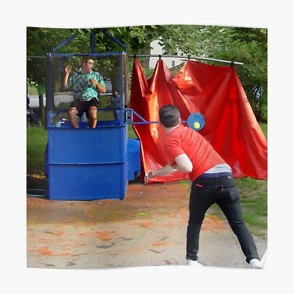 "Dunk Tank" Poster by WalkaboutArt | Redbubble