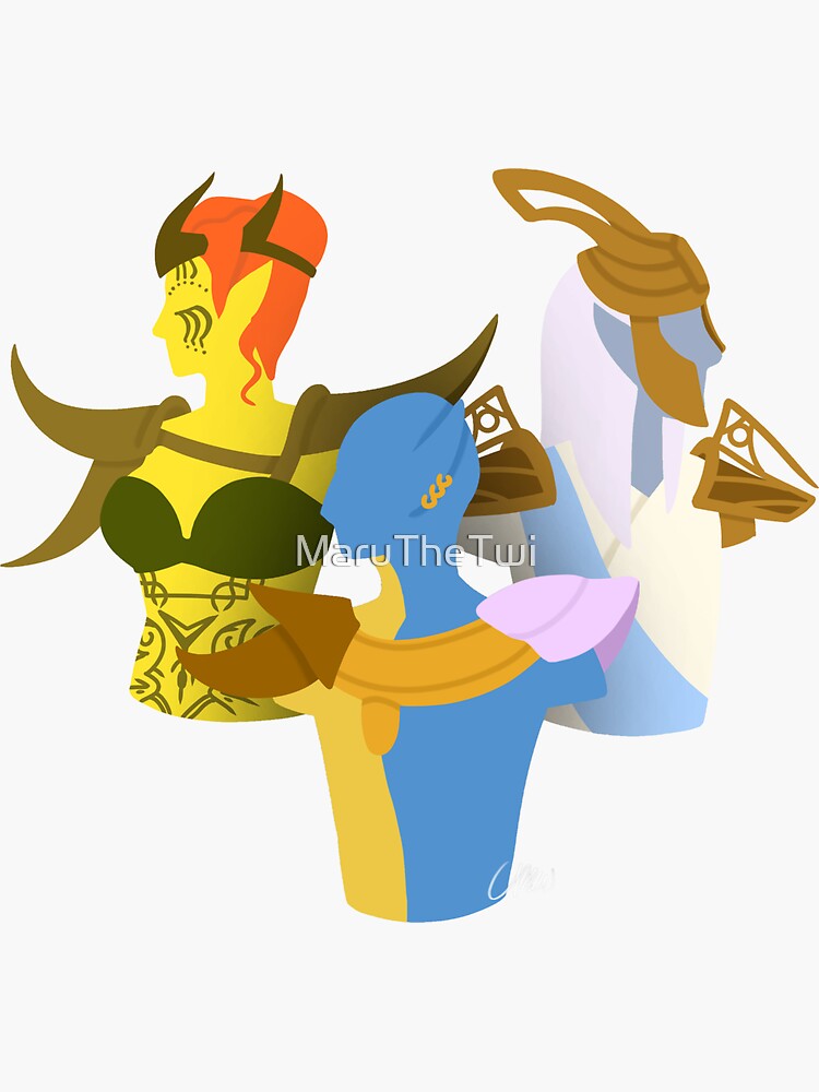 "Minimalist ALMSIVI" Sticker by MaruTheTwi | Redbubble