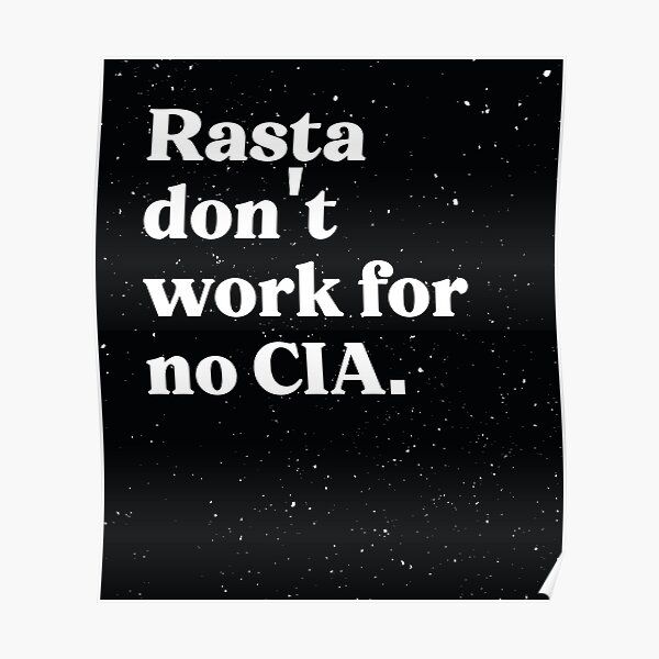 "Bob Marley Rat Race" Poster by Yogutzta | Redbubble