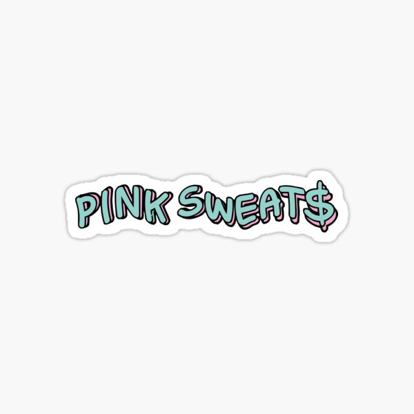 "PINK SWEAT$ FONT STICKER" Sticker for Sale by josepcross794 | Redbubble
