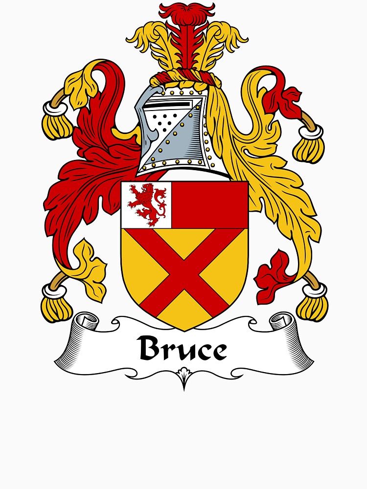 "Bruce Coat of Arms / Bruce Family Crest" T-shirt for Sale by ...