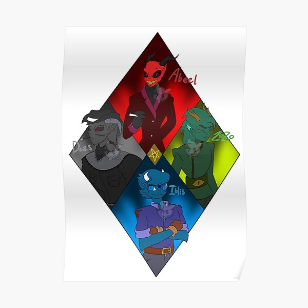 "4 kings" Poster by RoxasPikachu | Redbubble