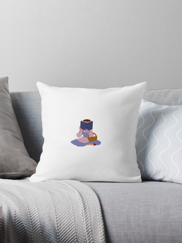 "belle reading " Sticker for Sale by Natalie Tripp | Redbubble