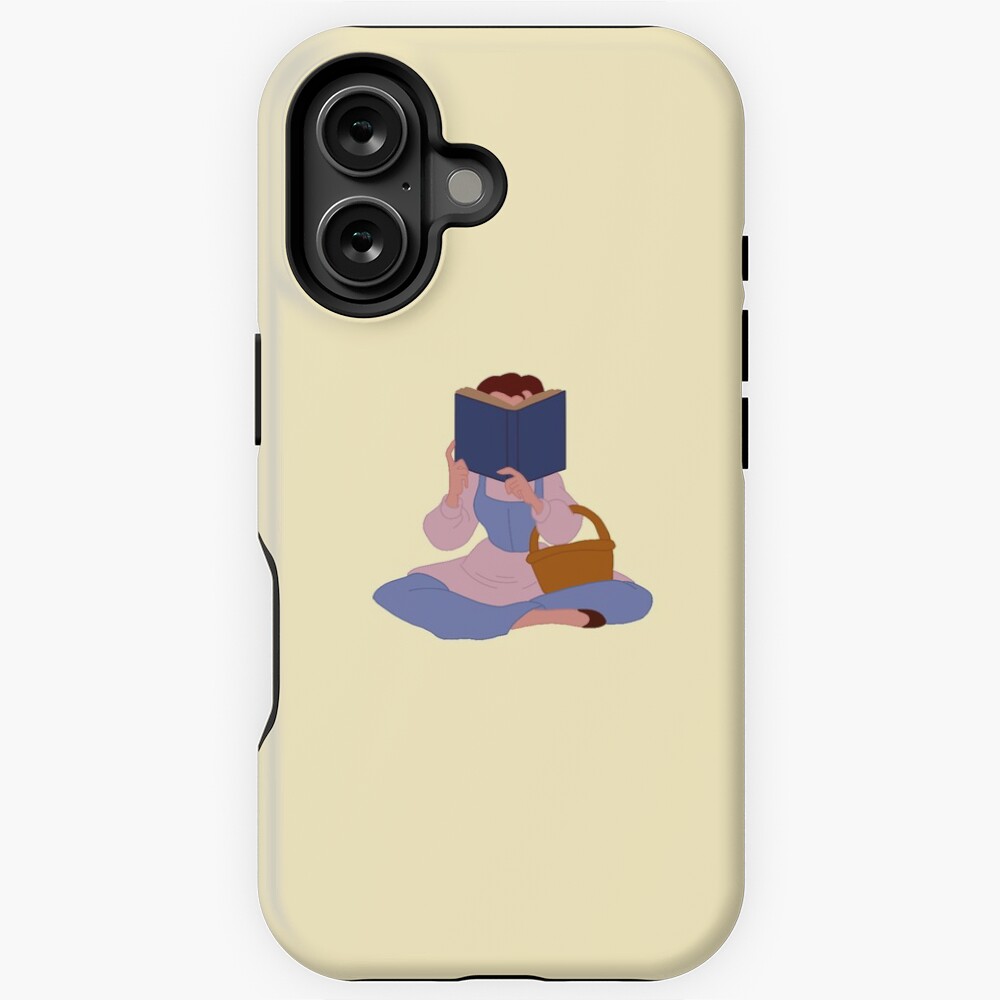 "belle reading " Sticker for Sale by nataliee06 | Redbubble