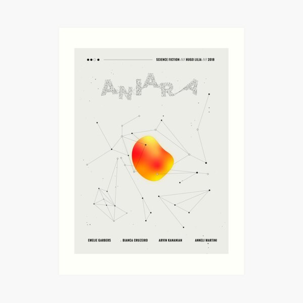 "Aniara Movie Poster" Art Print for Sale by ashleyray323 | Redbubble