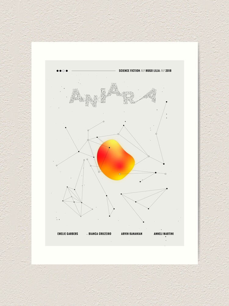 "Aniara Movie Poster" Art Print for Sale by ashleyray323 | Redbubble