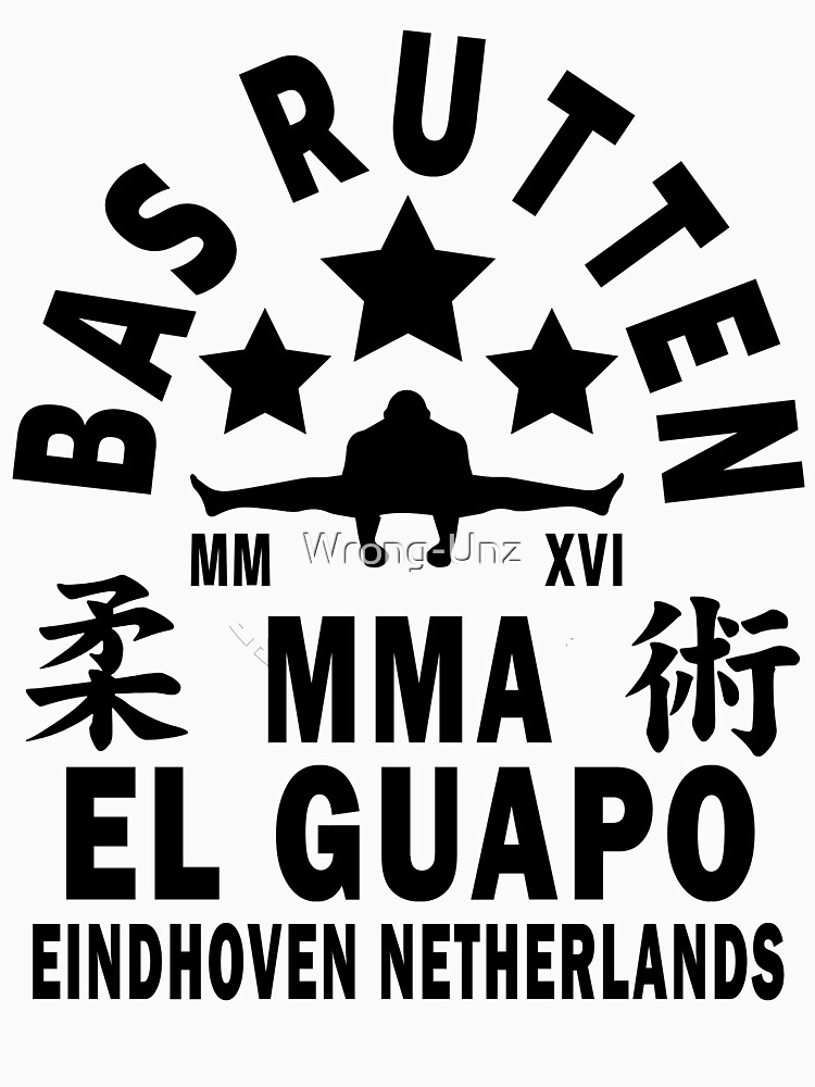 "Bas Rutten" T-shirt for Sale by Wrong-Unz | Redbubble | ufc t-shirts ...