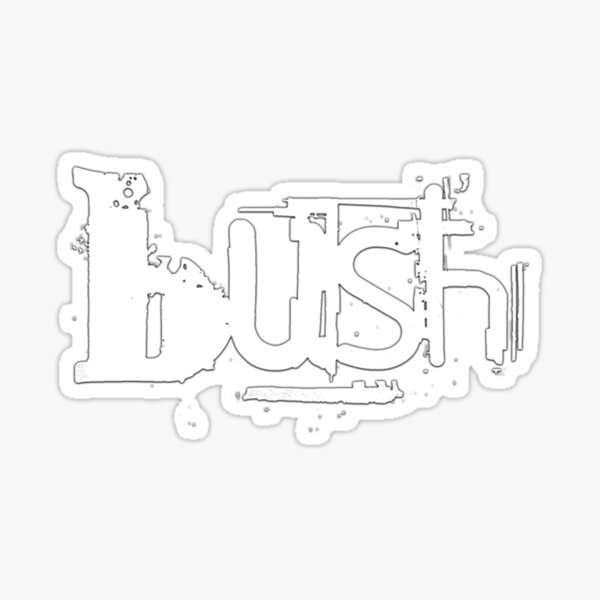 "Bush logo" Sticker for Sale by Offbeatera | Redbubble