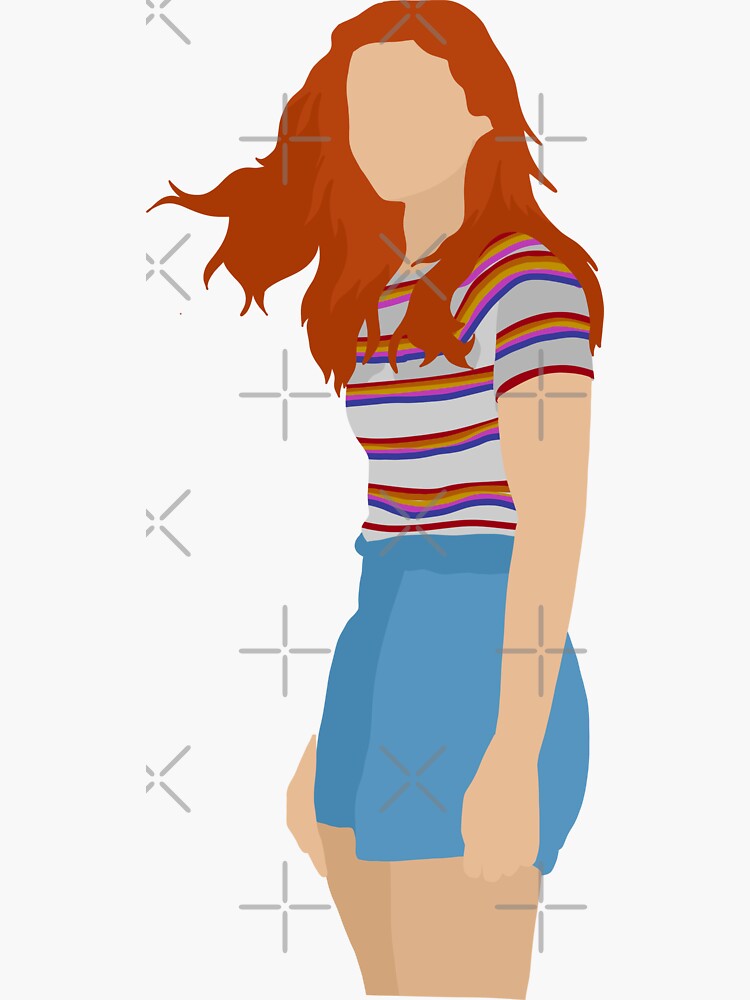 "Stranger Things Max Sticker" Sticker for Sale by SaintsAvenue | Redbubble