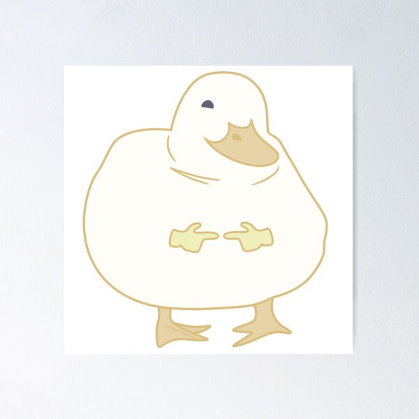 Póster for Sale con la obra «UwU Kawaii Meme Pato» de Emmyteddy | Redbubble