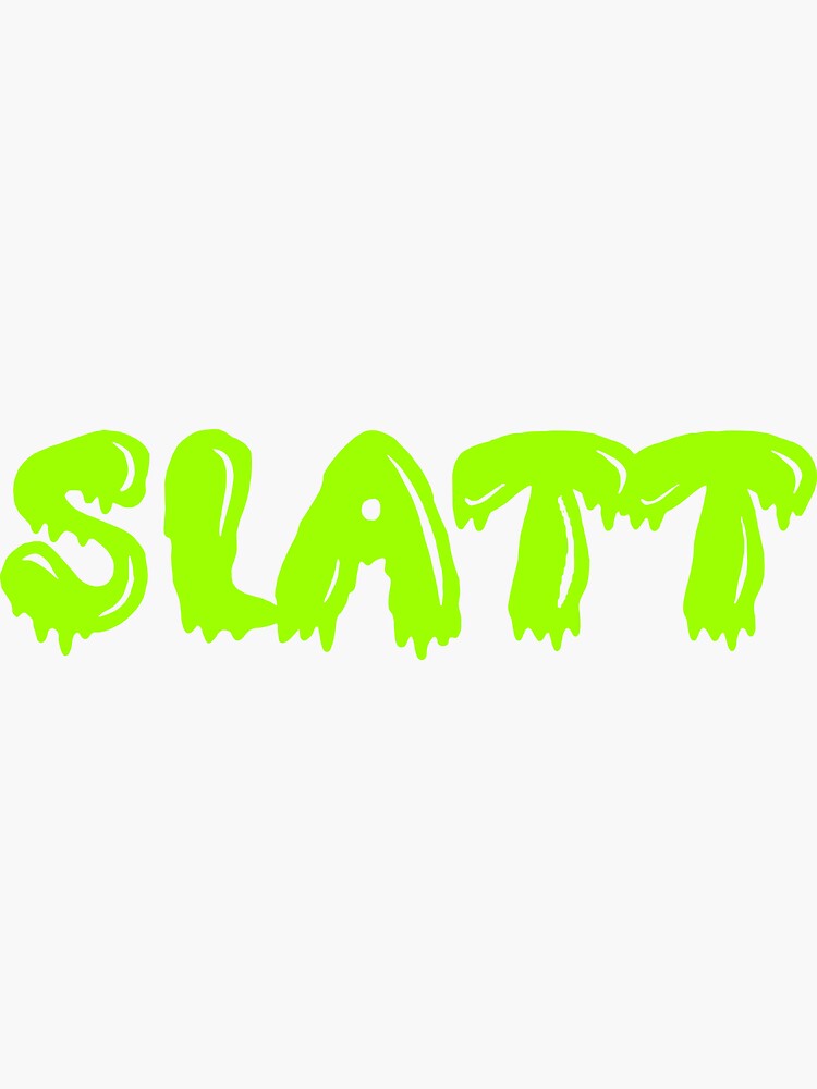 "slatt" Sticker for Sale by elfredaeudora | Redbubble