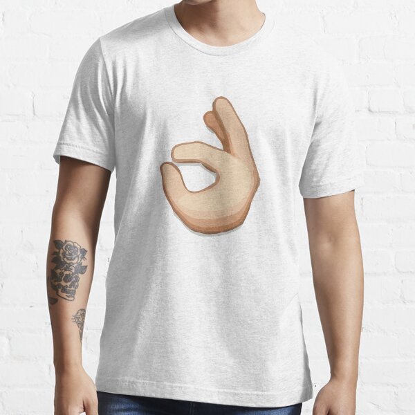 "Ok Hand Sign Emoji" T-shirt for Sale by Riemann | Redbubble | ok hand ...