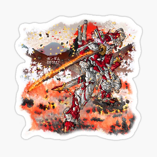 "Gundam Astray Red Frame" Sticker for Sale by coretanvector21 | Redbubble