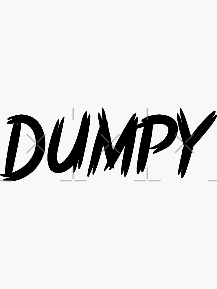 "Dumpy Logo" Sticker for Sale by tyler27m | Redbubble