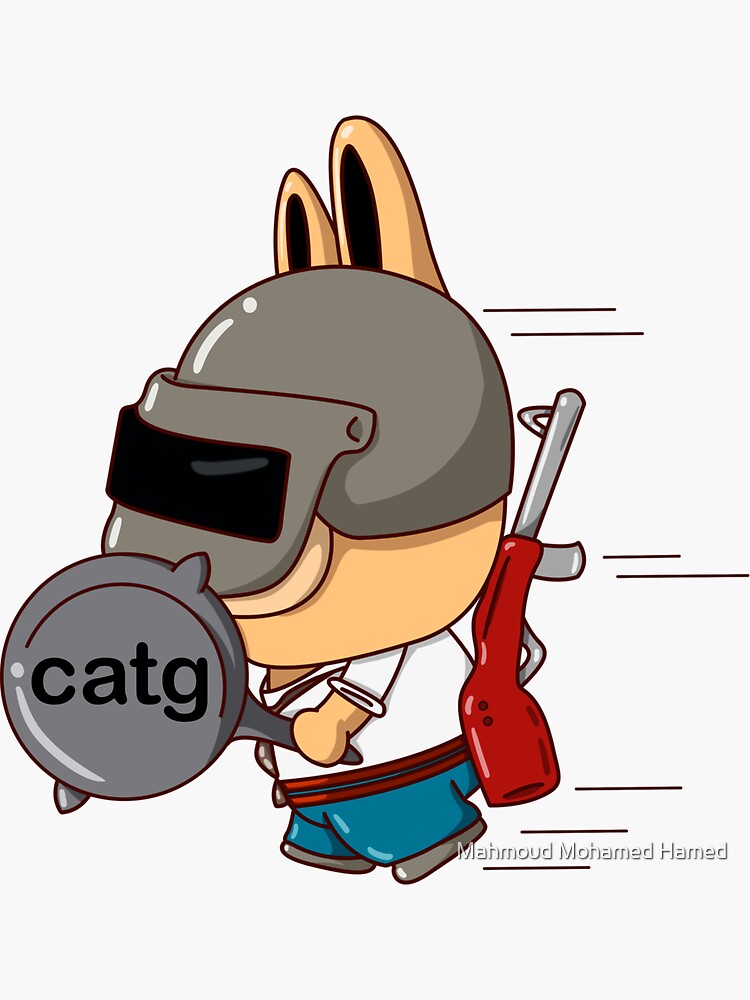 "CATG" Sticker for Sale by mahmoudcanada | Redbubble