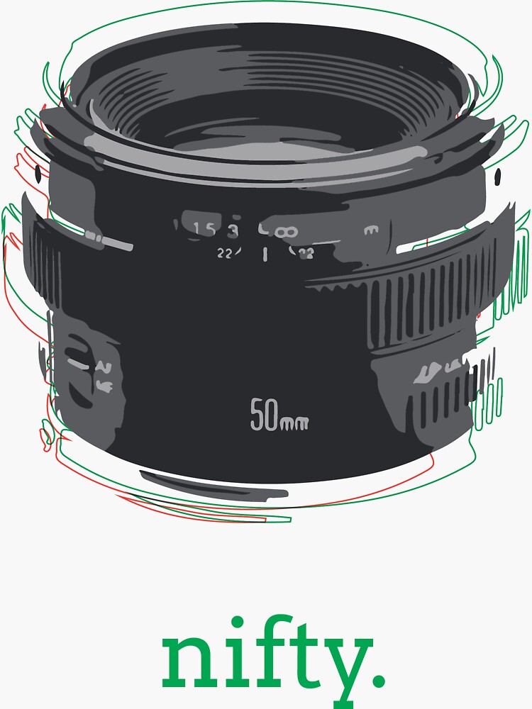 "Nifty Fifty " Sticker for Sale by opul | Redbubble