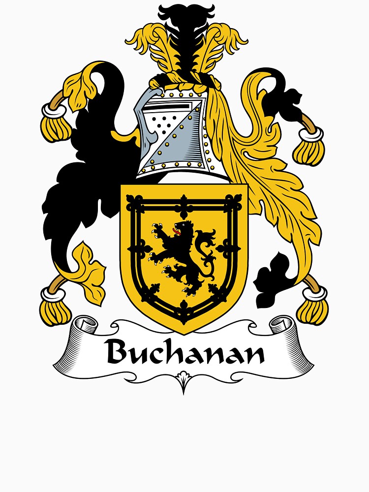 "Buchanan Coat of Arms / Buchanan Family Crest" T-shirt by ...