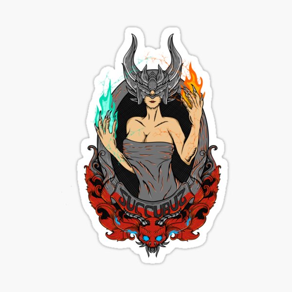 "Succubus" Sticker for Sale by JOENART-CLOTH | Redbubble