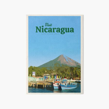 "Visit Nicaragua" Art Board Print by CallumGardiner | Redbubble