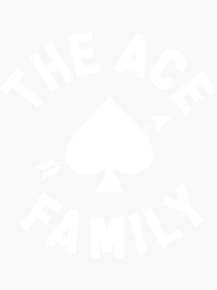 "the ace family" Sticker for Sale by lokijole | Redbubble