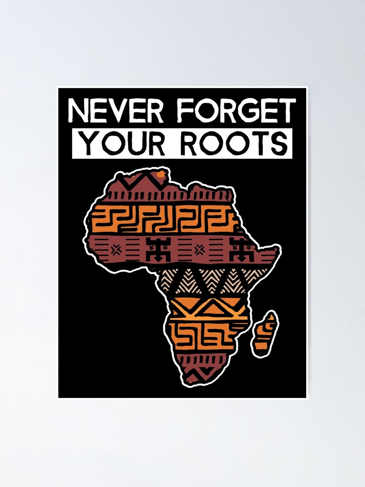 "Africa Map ~ Never Forget Your Roots ~ African Pattern Background ...