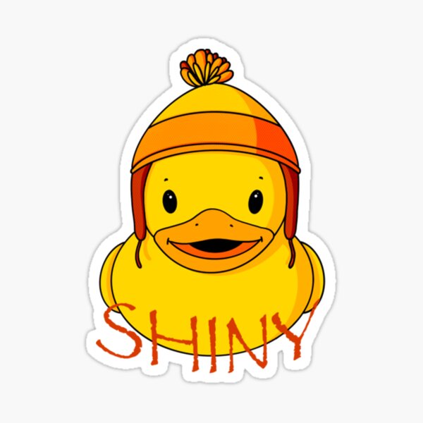 "Shiny Firefly Rubber Duck" Sticker for Sale by IlseSchwanke | Redbubble