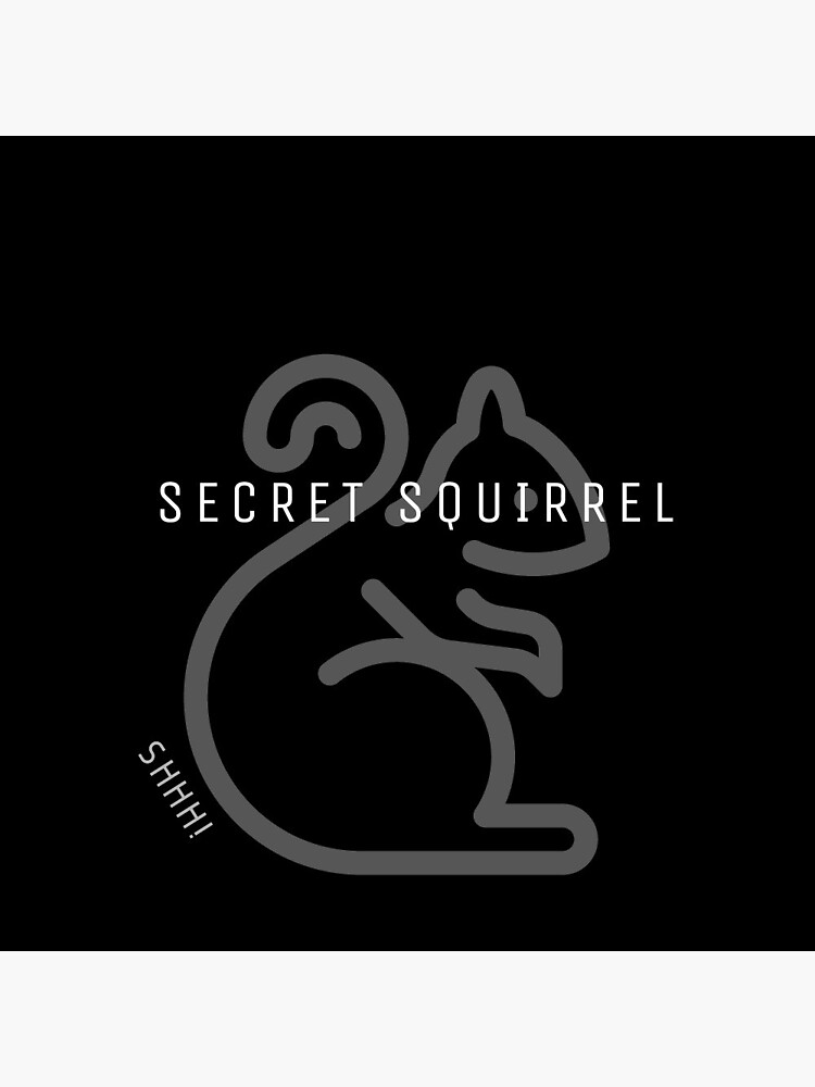 "Secret squirrel stuff" Pin for Sale by DavidMeagher5 | Redbubble