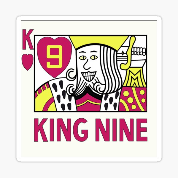 "King Nine" Sticker for Sale by celticanam | Redbubble