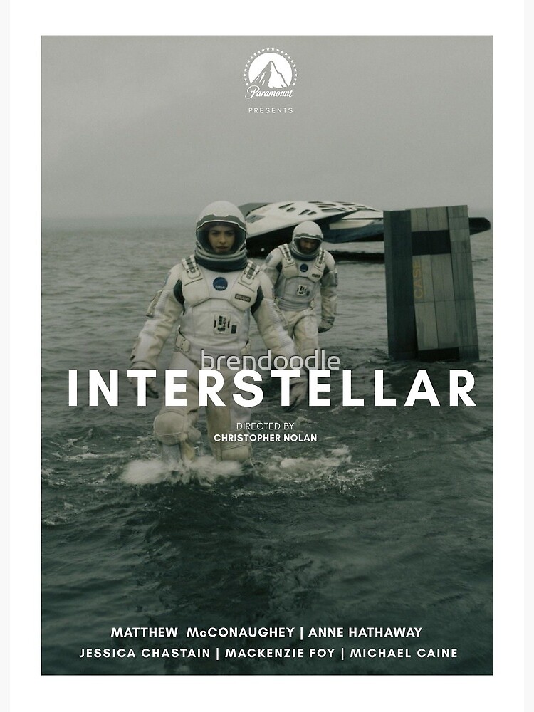 Cartel De La Pelicula Interestelar Póster De Película Interestelar