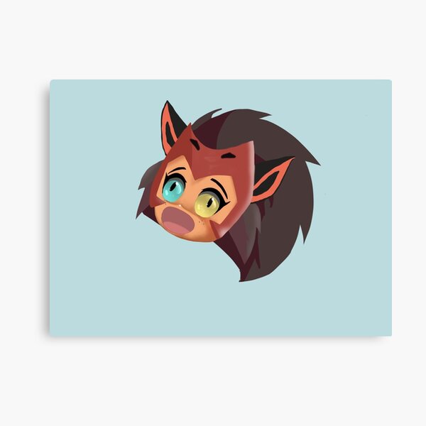 "Chibi Catra - RWBY Chibi’s ‘Cursed Pyrrha meme’" Canvas Print by ...