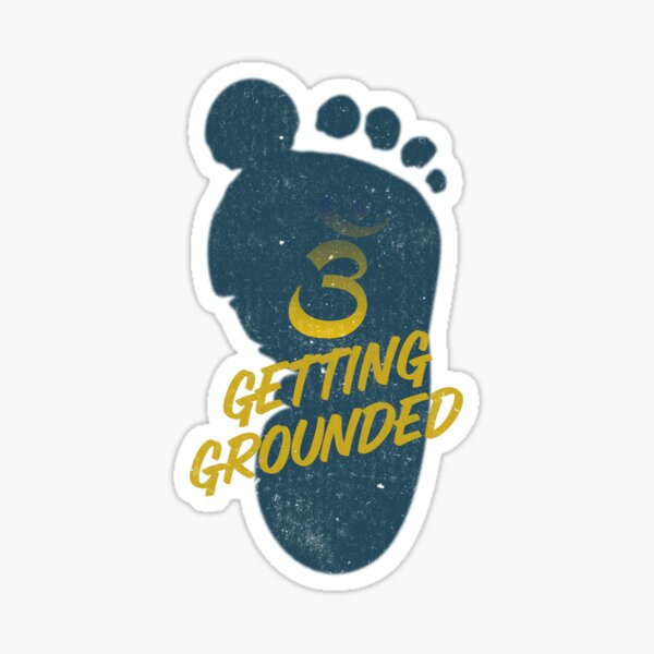 "Getting grounded, barefoot walking" Sticker for Sale by NobelFashion ...