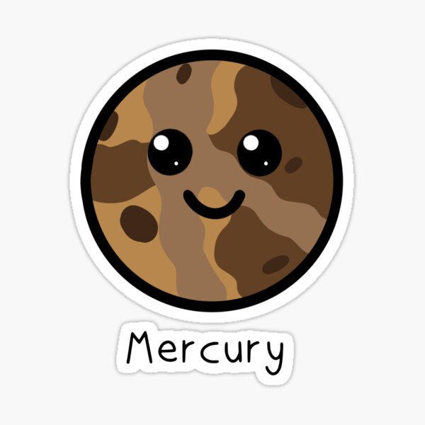 "Cute Mercury " Sticker for Sale by PeachJelli | Redbubble