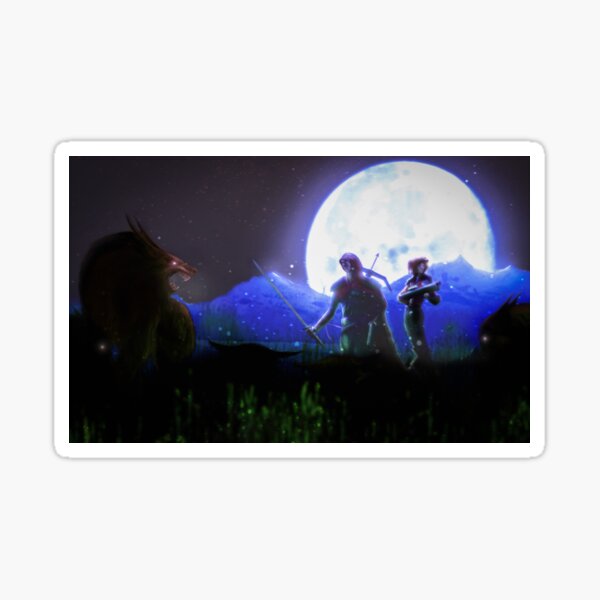 "Werewolf Hunters: Ambush" Sticker for Sale by Rcoiley | Redbubble