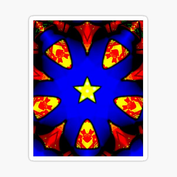 "Yellow Star" Sticker by GTreagus | Redbubble