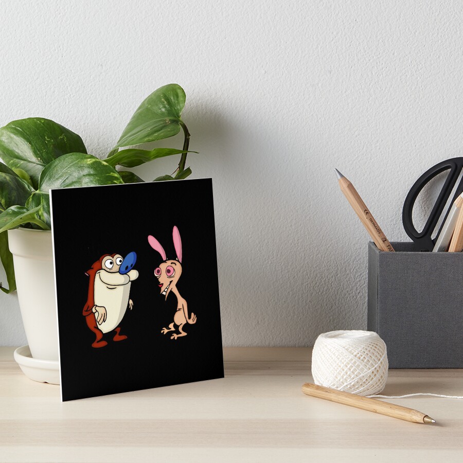 "BEST SELLER - Ren and Stimpy Merchandise" Art Board Print by ...