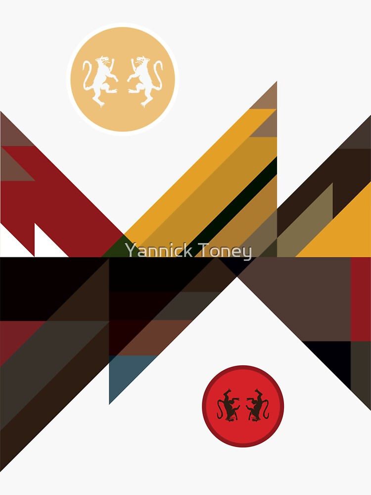 "The Fereldans - Dragon Age Geometric Art" Sticker for Sale by YTBooks ...