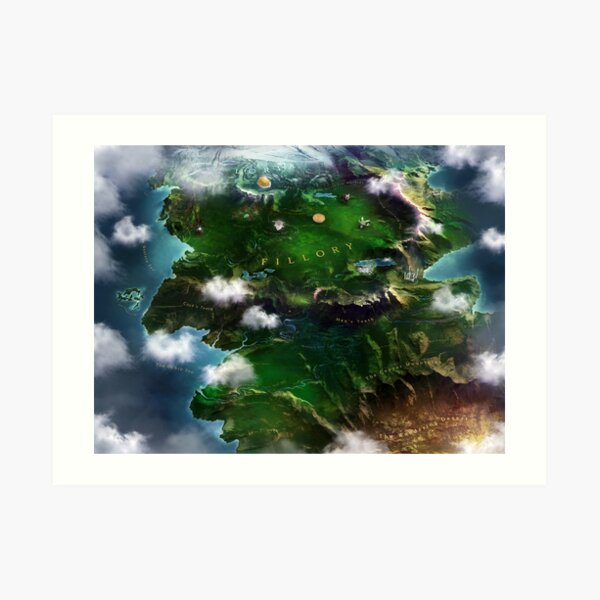 " The Magicians - Colorful Map of Fillory " Art Print for Sale by ...