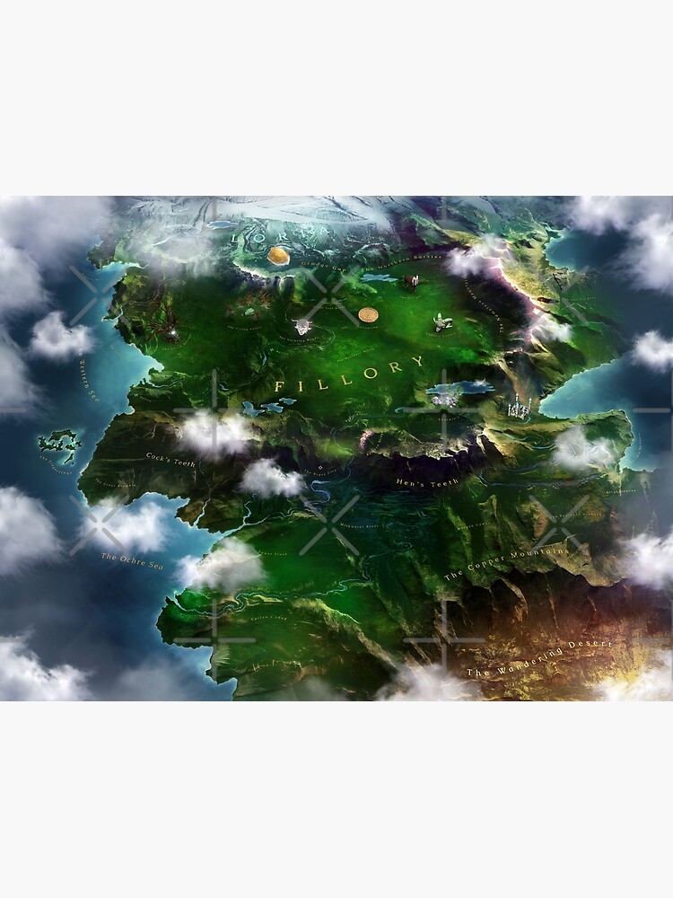 " The Magicians - Colorful Map of Fillory " Art Print for Sale by ...