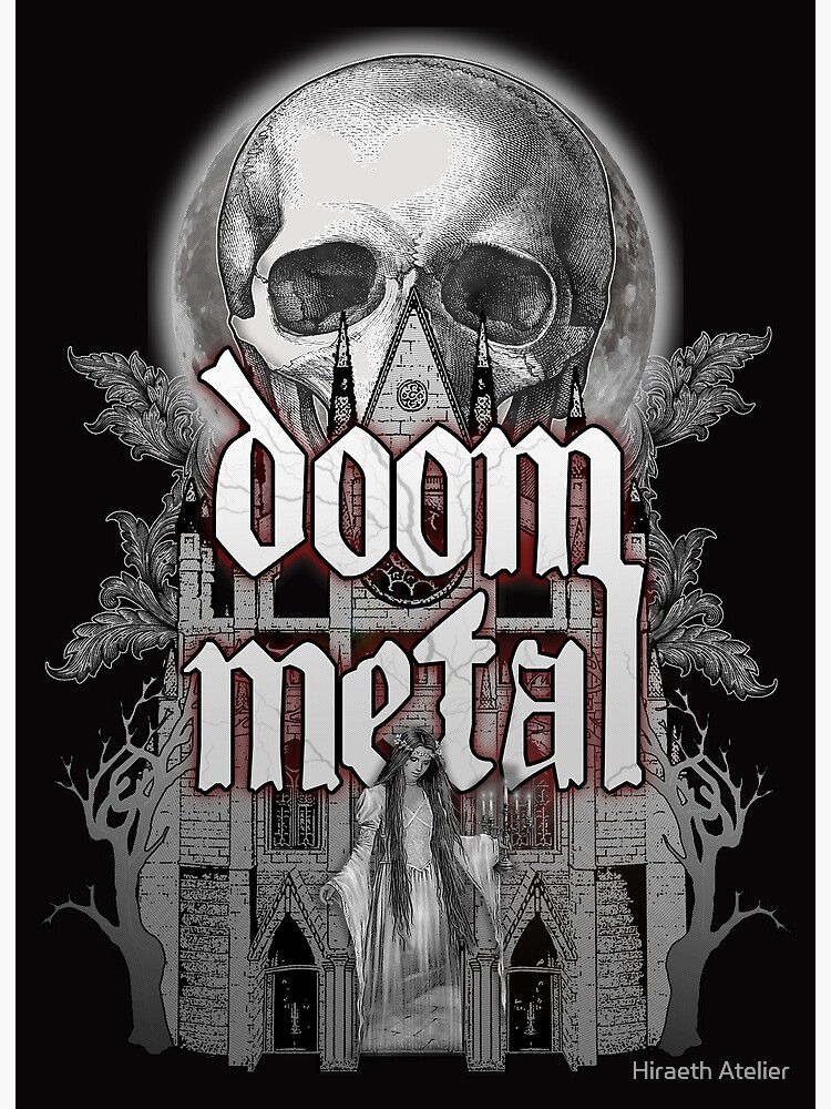 "Doom Metal" Art Board Print for Sale by Hiraeth Atelier | Redbubble