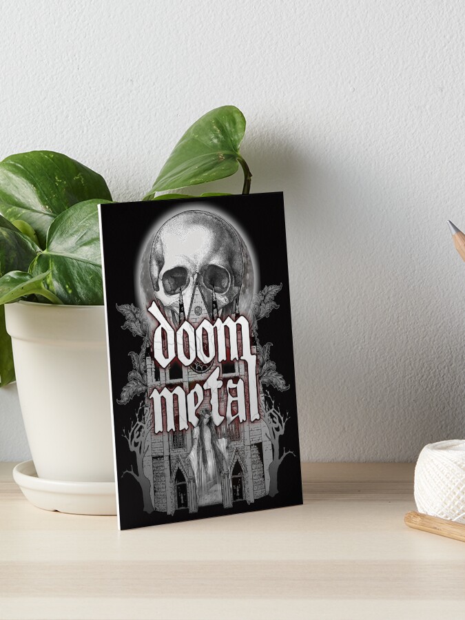"Doom Metal" Art Board Print for Sale by Hiraeth Atelier | Redbubble